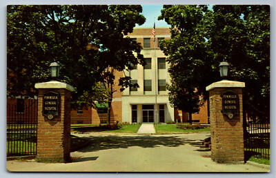 Postcard MD Entrance Gate Peninsula General Hospital Salisbury Maryland ...
