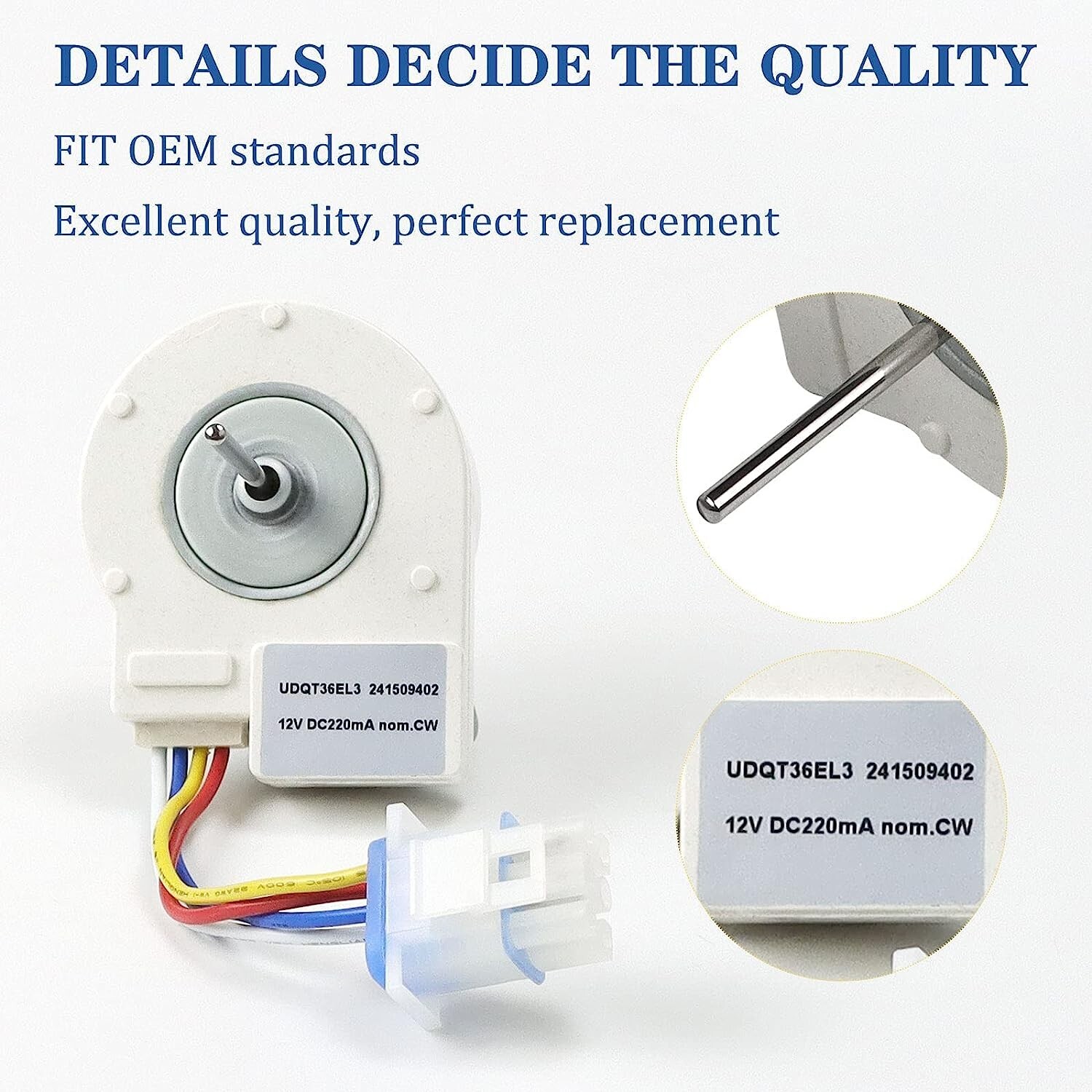 241509402 Evaporator Fan Motor for KenMore frigidaire Refrigerator ...