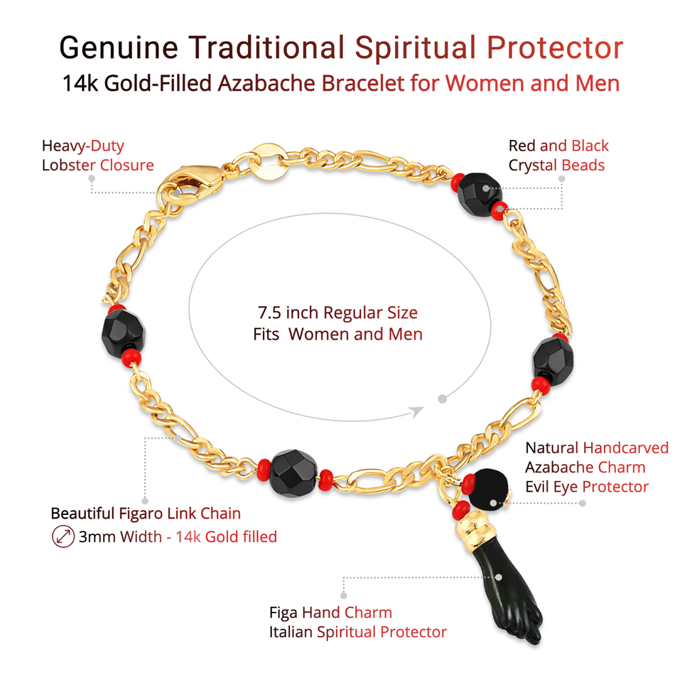 Women and Baby Kids Azabache Bracelet Evil Eye Protection Pulsera 14k ...