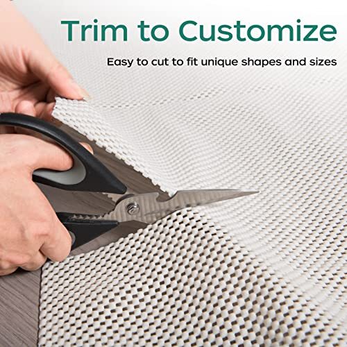 Non Slip Rug Pad Gripper 2 X 3 Feet Extra Thick Carpet Pads For Area ...