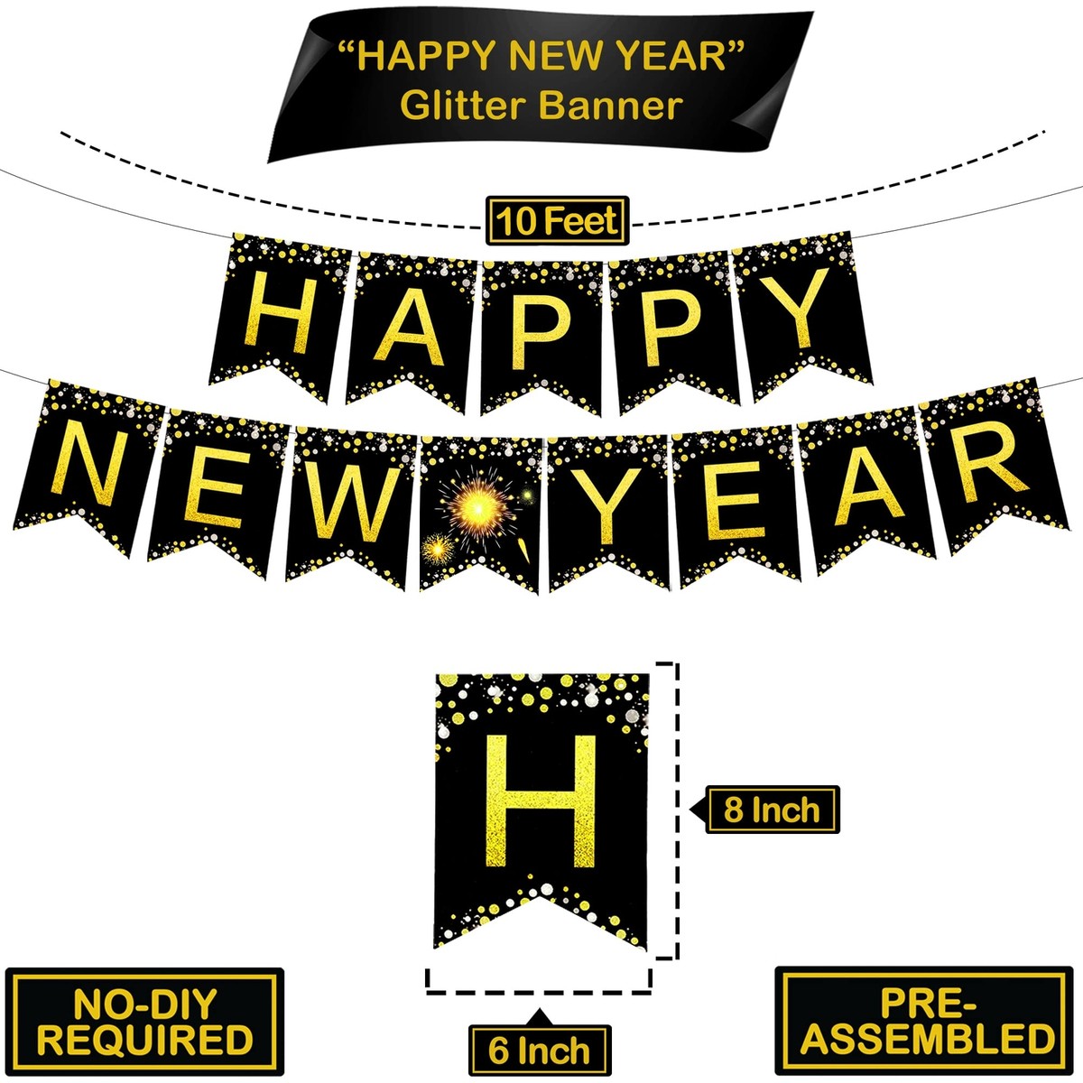 New Years Banner Diy