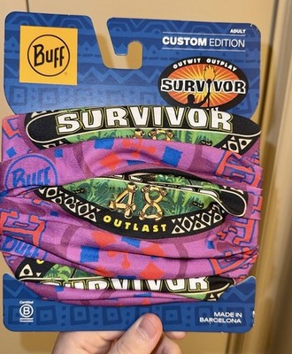 Survivor 48 Lagi Tribe Purple Buff - NEW On Card - Never Worn-Jeff ...