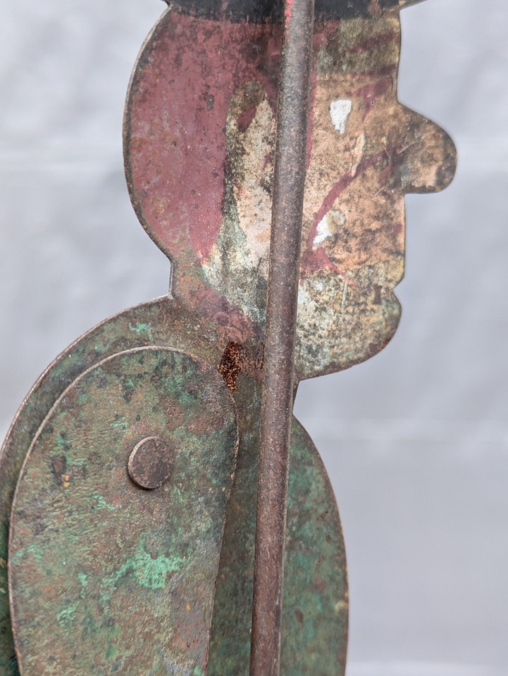 Antique Painted Tin Dancing Man – Articulated Folk Art Toy Puppet ...