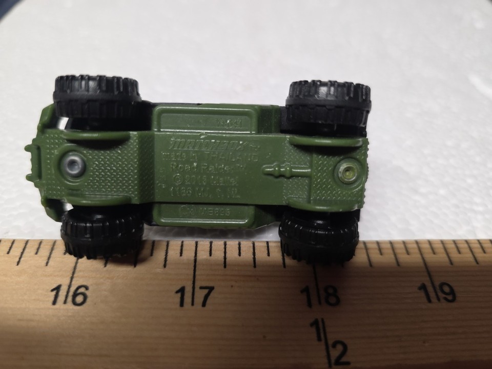 2013 Matchbox Road Raider Military Police Army Green 1:64 Off Road ...