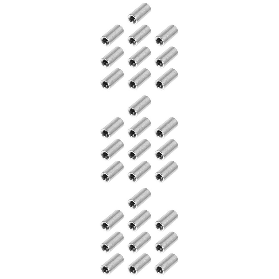 3 PCS Stainless Steel Nut Threaded Rod Coupler Coupling Nuts Assortment ...