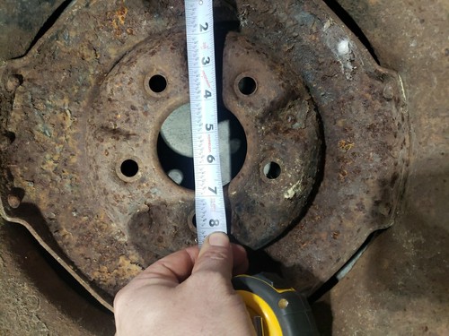 1949-1953 Original GM 15" x 5" Steel Wheel 4 3/4" Center Cap Clips | eBay