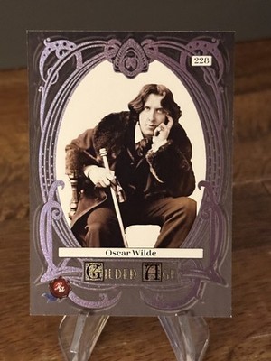 2022 HISTORIC AUTOGRAPHS GILDED AGE AMETHYST AURORA /8 #228 OSCAR WILDE ...