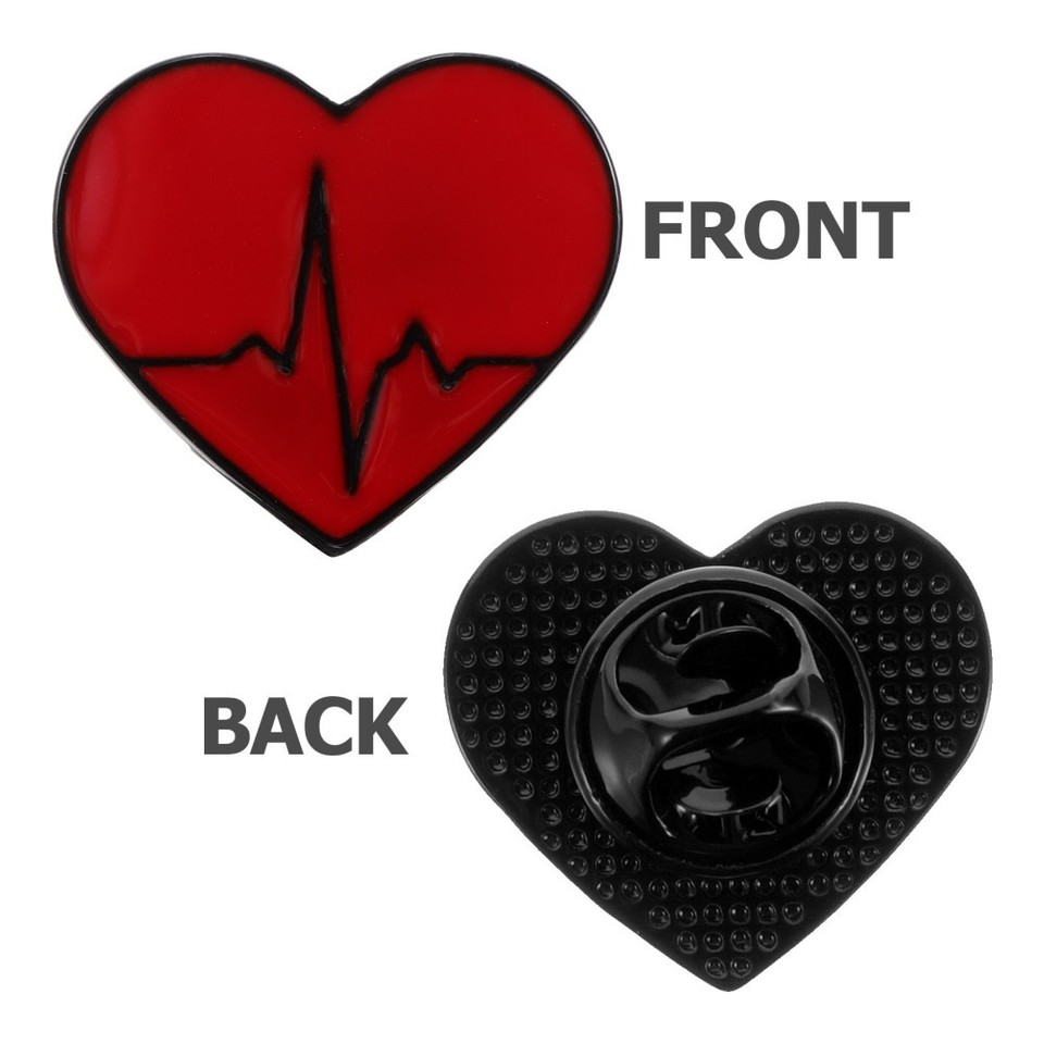 10 Pcs Dog Tag Necklace Nurse Pins Heart Awareness Accessories Choker ...