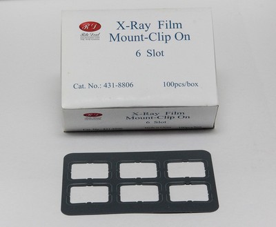 DENTAL UNIVERSAL X-RAY FILM MOUNT FRAMES SIZE #2 - CLIP ON 6 SLOT 100 ...