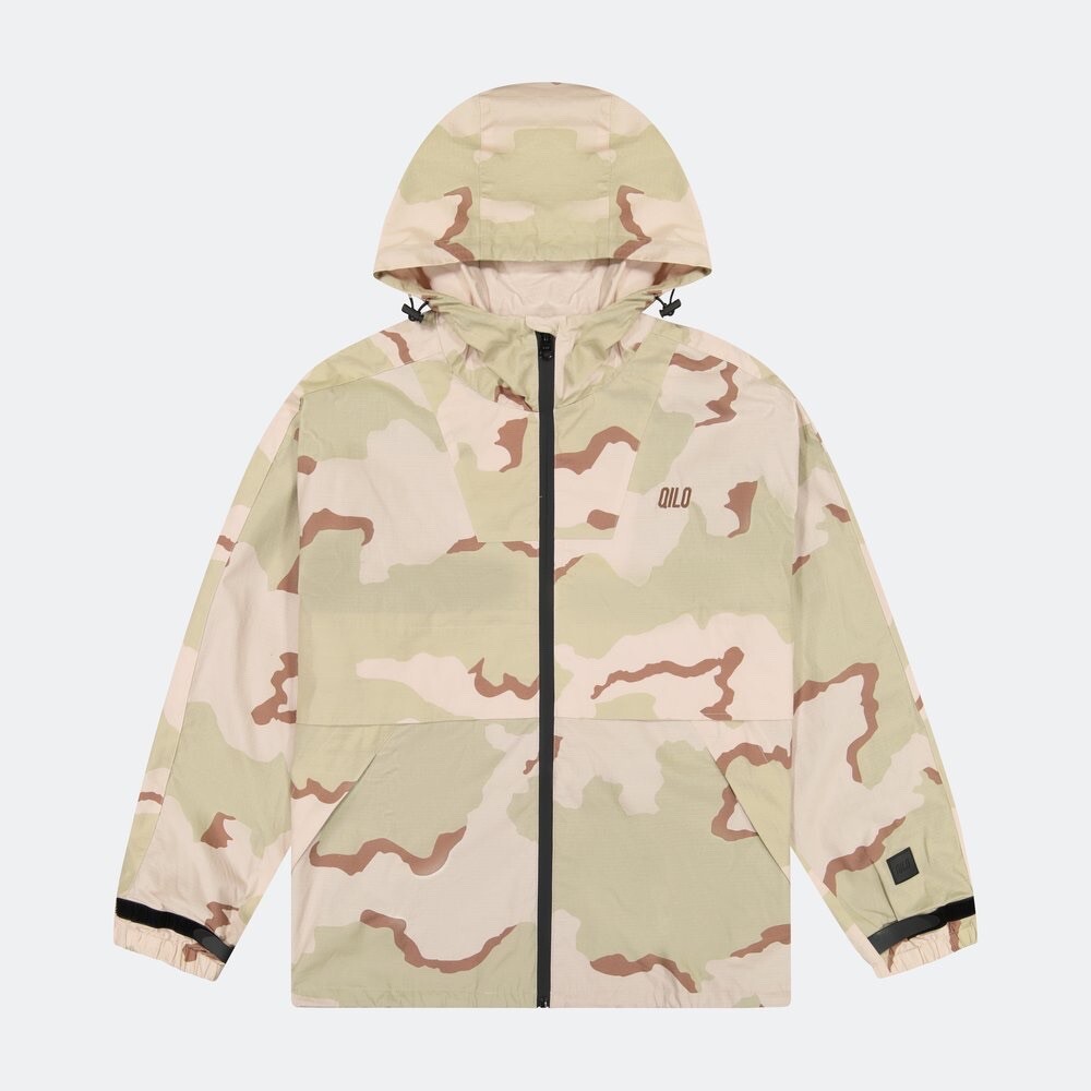 QILO Windbreaker DCU coffee stain camo baghdad with love Jacket Desert ...