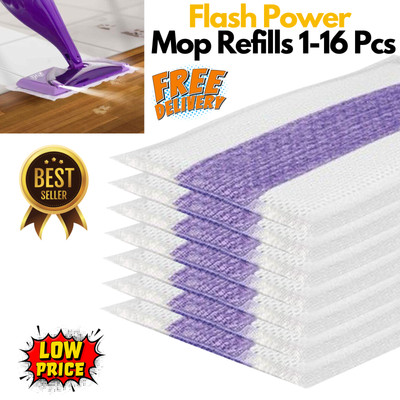 Replaceable Flash Power Mop Cleaning Pas Extremely Absorbent Throwaway ...