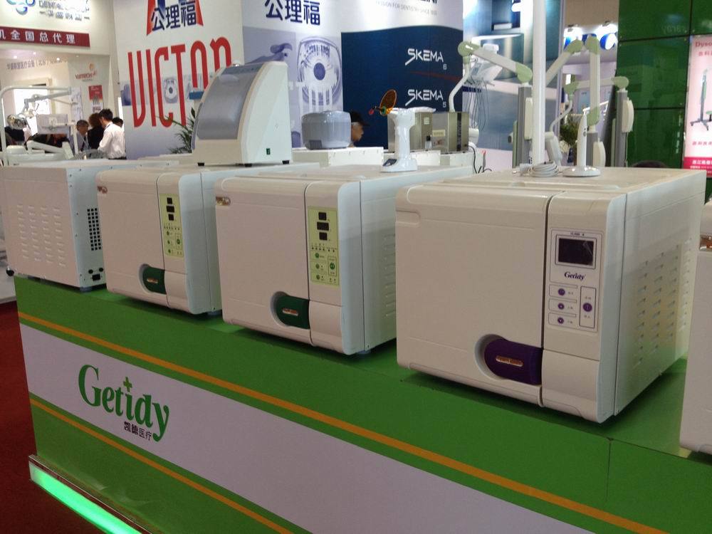 18L Dental Steam Autoclave Sterilizer Class B Getidy JQ-18 3 Times Pre ...