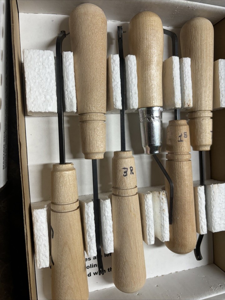 DEM-BART GUN STOCK CHECKERING TOOLS 2 Boxs And Extras | eBay