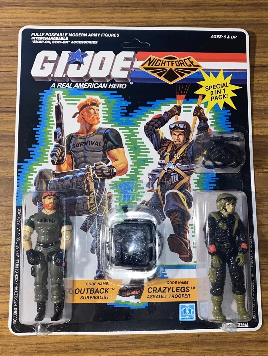 1988 New Vintage Hasbro GI Joe Night Force A Real American Hero ...