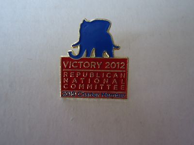 Victory 2012 Republican national Committee 2010 Charter Member Pin | eBay