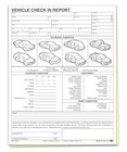 2-Part Carbonless Vehicle Check In Report Forms, 8-1/2" x 11", 100 ...