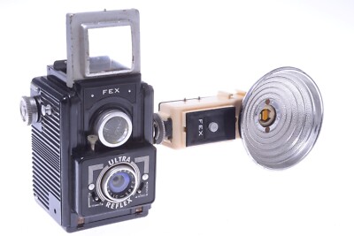 FEX ULTRA REFLEX PSUEDO TLR 6X6 120 ROLL FILM *READ* BAKELITE ‘1952' W ...