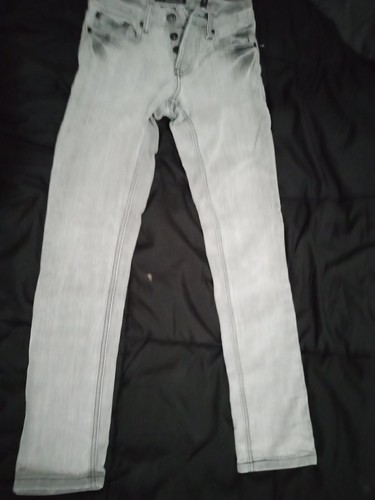 Rude Grey Skinny Grunge Emo Goth Punk Jeans 24x30 | eBay