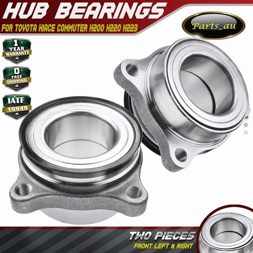2x Front Wheel Hub Bearing for Toyota HiAce Commuter H200 H201 H220 ...