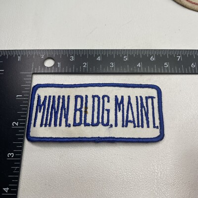 Vtg MINNESOTA BUILDING MAINTENANCE Patch 27NQ | eBay