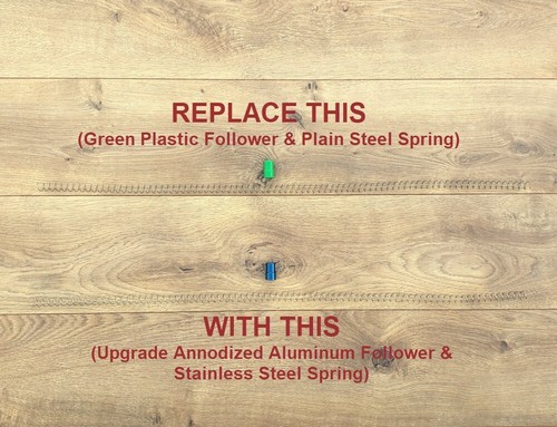 NEW Rossi 92 Upgrade Aluminum Follower & SS Spring .44 Magnum / .45 ...