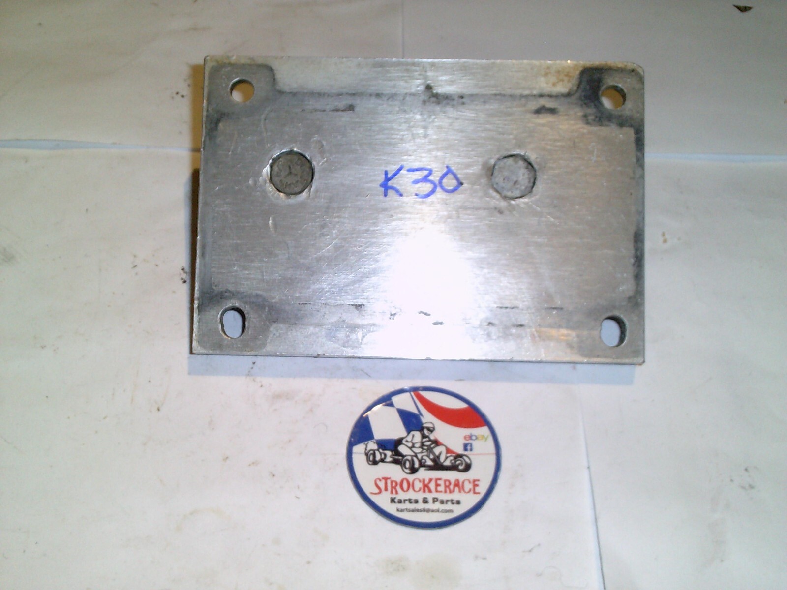 VINTAGE RACING GO KART KOMET K30 BILLET MOTOR MOUNT PLATE CART PART | eBay