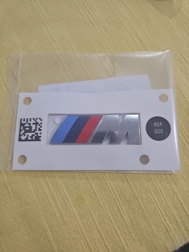 GENUINE NEW BMW X5 G05 M SPORT FRONT WING M SPORT BADGE EMBLEM ...