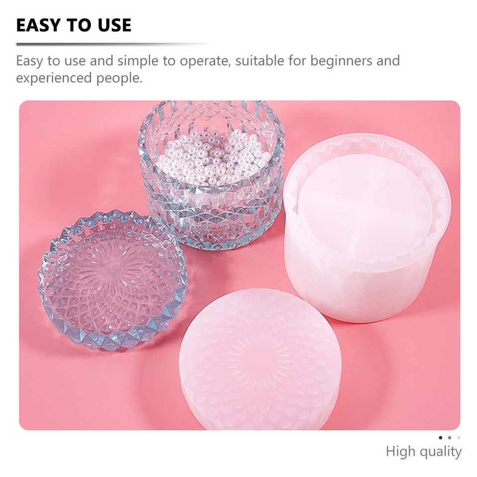 Silicone Mold Small Box Storage Container Mold Epoxy Craft Tool | eBay ...