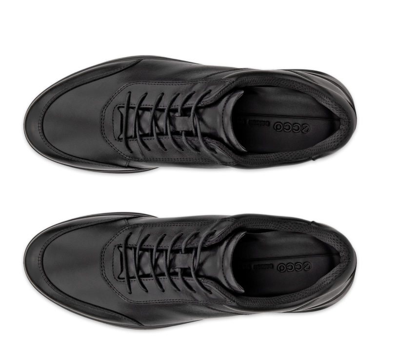 NEW Ecco Aquet Leather Dress Sneaker Lace Up Shoes SIZE 46 EU / 12-12.5 ...
