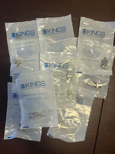 Kings RF Coaxial Connectors - Bagged - 10 Pcs. lot - NIB - Huge Savings ...