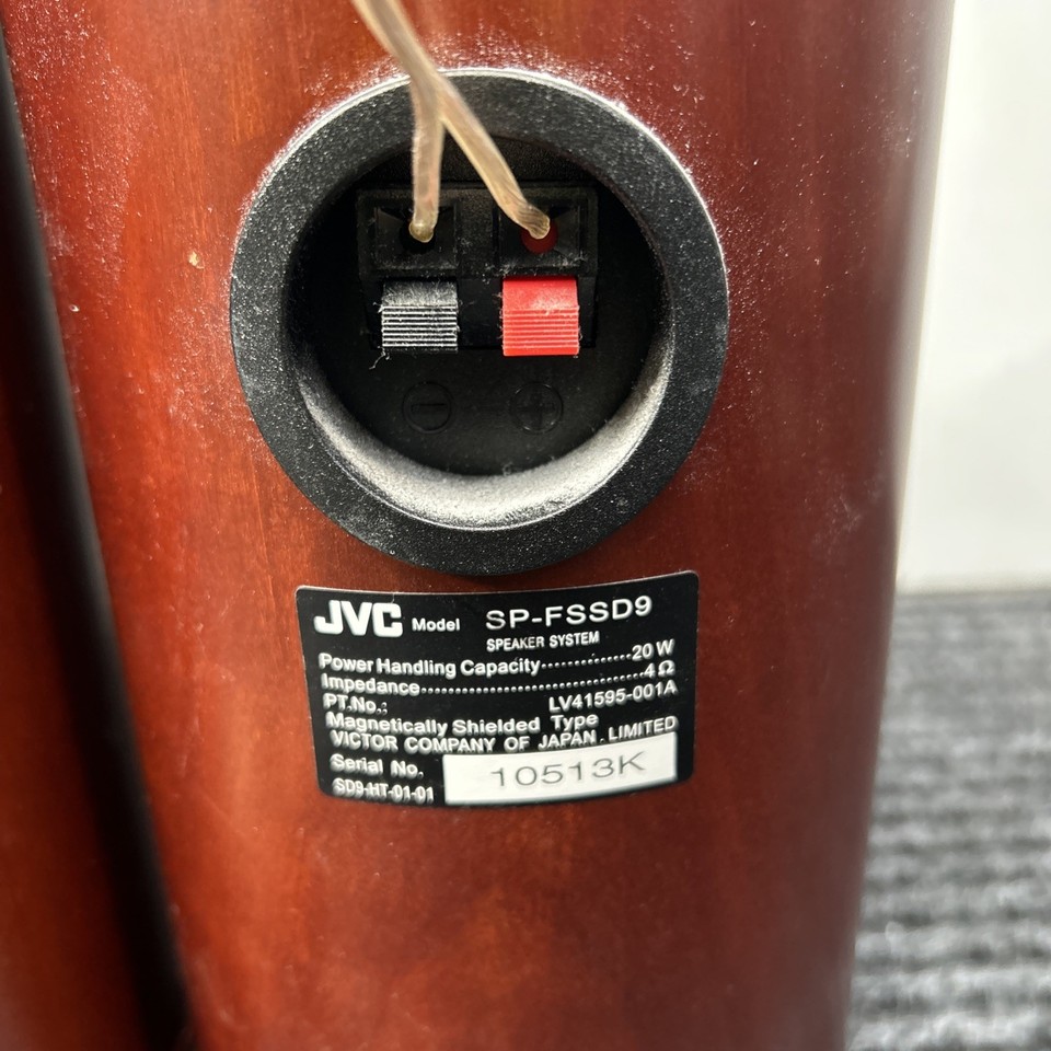 JVC FS-SD9 Compact Component System CD Receiver & Speaker Pair SP-FSSD9 ...