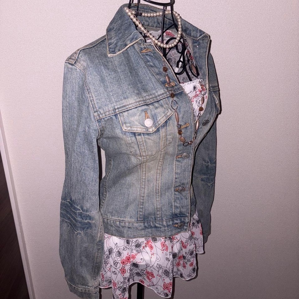 Axes Femme Denim Jacket Himekaji Heisei Gal Tunic Set Japan | eBay UK