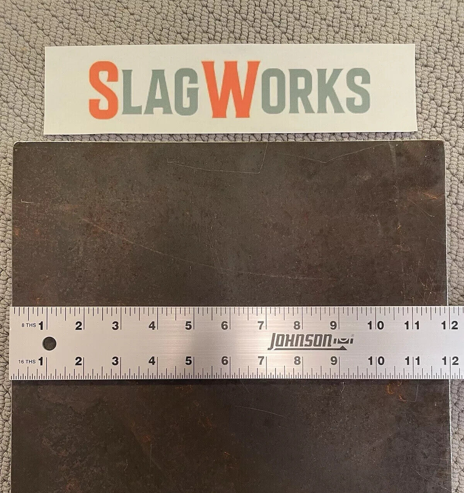 1/8x10x12 inch steel plate 10”x12” A36 Hot Roll Flat .125" Thick | eBay