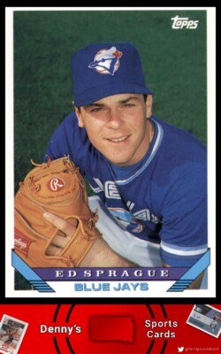 1993 Topps #659 Ed Sprague Toronto Blue Jays Baseball Card | eBay