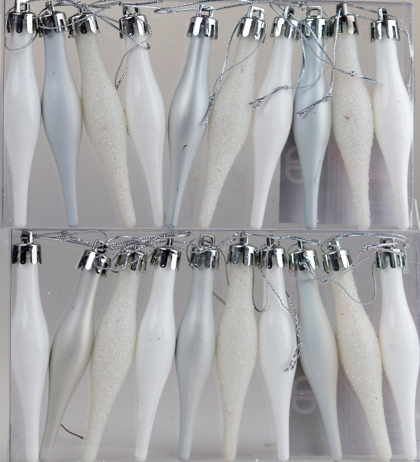 Christmas Tree Tear Drop Droplet Baubles Decorations (Set of 20) | eBay