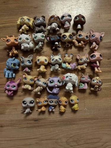Lps Lot cheap 30 pets collie dog cocker spaniel littlest pet shop ALL ...