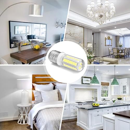 Dimmable E17 LED Bulbs Under Microwave Over Stove Lights, E17 Daylight ...