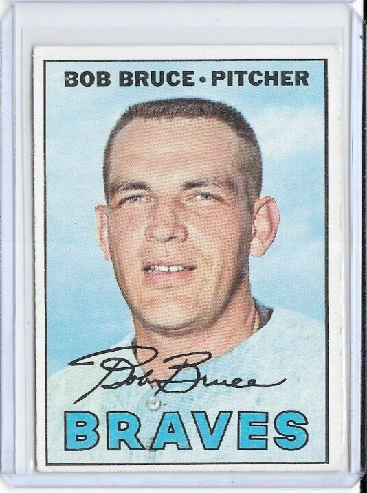 Bob Bruce Atlanta Braves 1967 Topps MLB Baseball #417 | eBay