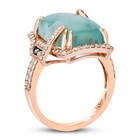 Le Vian Natural Aquaprase Ring 5/8 ct tw Diamonds 14K Strawberry Gold ...