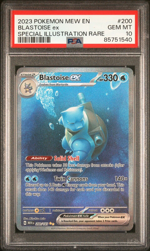 PSA 10 GEM MINT Blastoise Ex Special Illustration Rare 200/165 SV ...