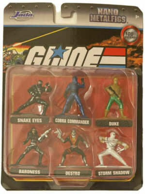 2020 GI Joe Jada Nano Metalfigs Snake Eyes, Storm Shadow, Duke & Destro ...