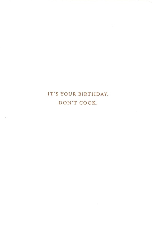Funny Happy Birthday Chef No Stick Pan Cook Cooking Day Off Hallmark ...