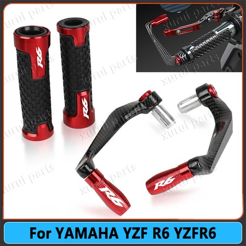 For YAMAHA YZF R6 1999-2020 Handlebar & Brake Clutch Lever Protector ...