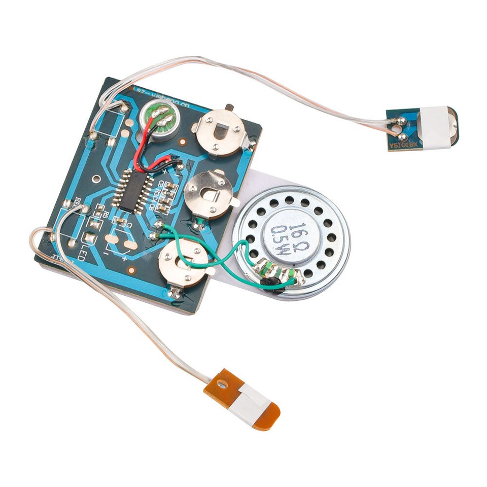 30s Greeting Card DIY Recordable Voice Chip Music Box Sound Module ...