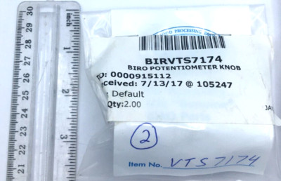 Biro Lot of 2 Potentiometer Knob BIRVTS7174 New | eBay UK