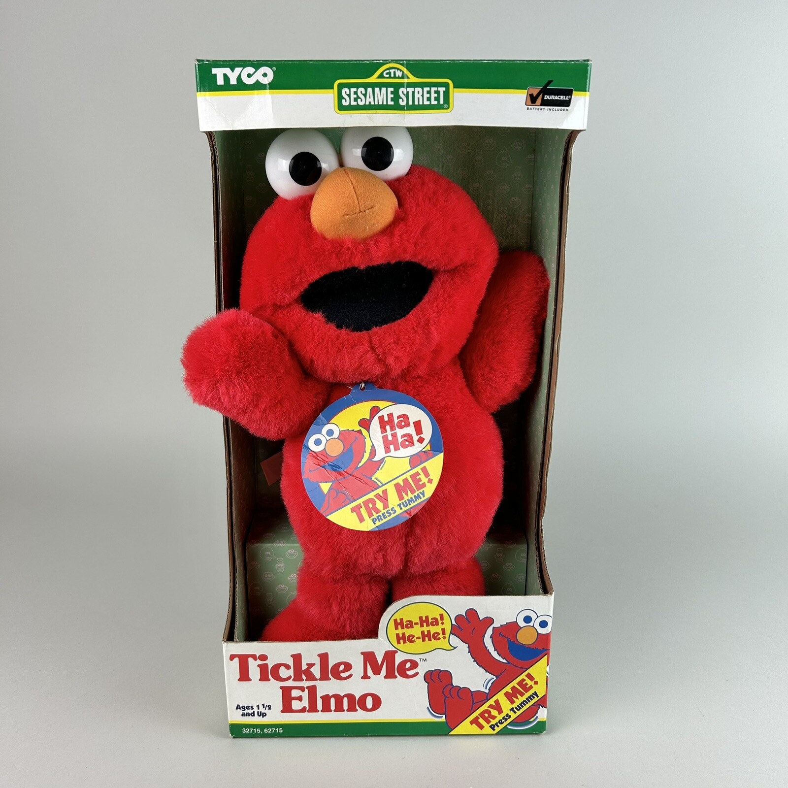 Sesame Street - The Original Tickle Me Elmo Plush Toy - (0048188627152 ...