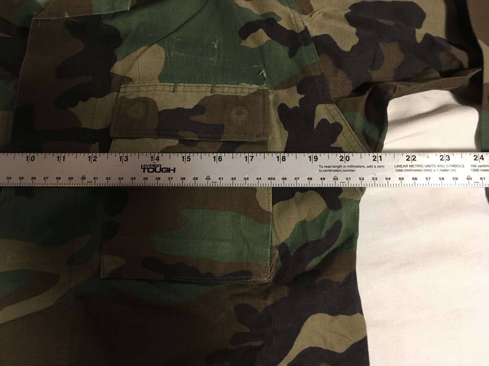 COLD WEATHER STARCHED WOODLAND BDU SMALL-SHORT JACKET TOP AIRSOFT COAT ...