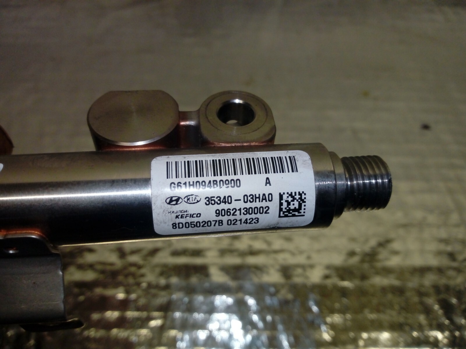 17+18+19+20+Kia+Niro+Hyundai+Ioniq+1.6L+Fuel+Injector+Rail+OEM+35340 ...