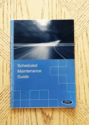 '07 2007 FORD TAURUS owner's Scheduled Maintenance Guide | eBay