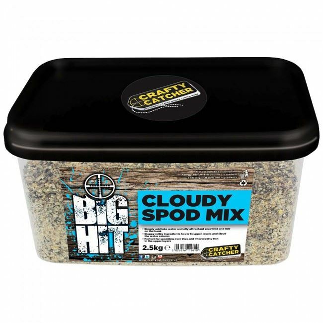 Crafty Catcher Big Hit Cloudy Spod Mix Bucket 2.5Kg Fishing Bait PVA ...